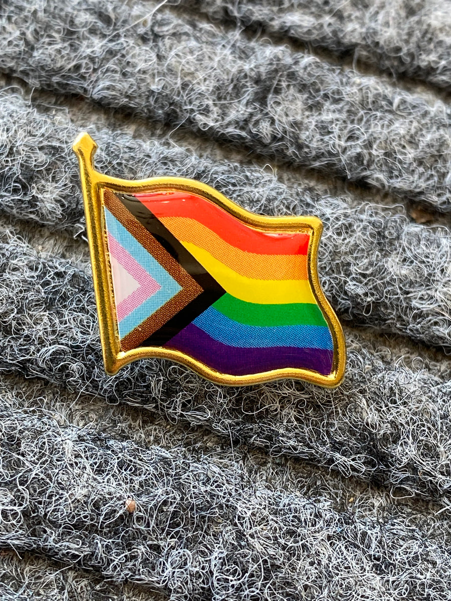 Progressive Pride Flag Pin – West iNd Connection